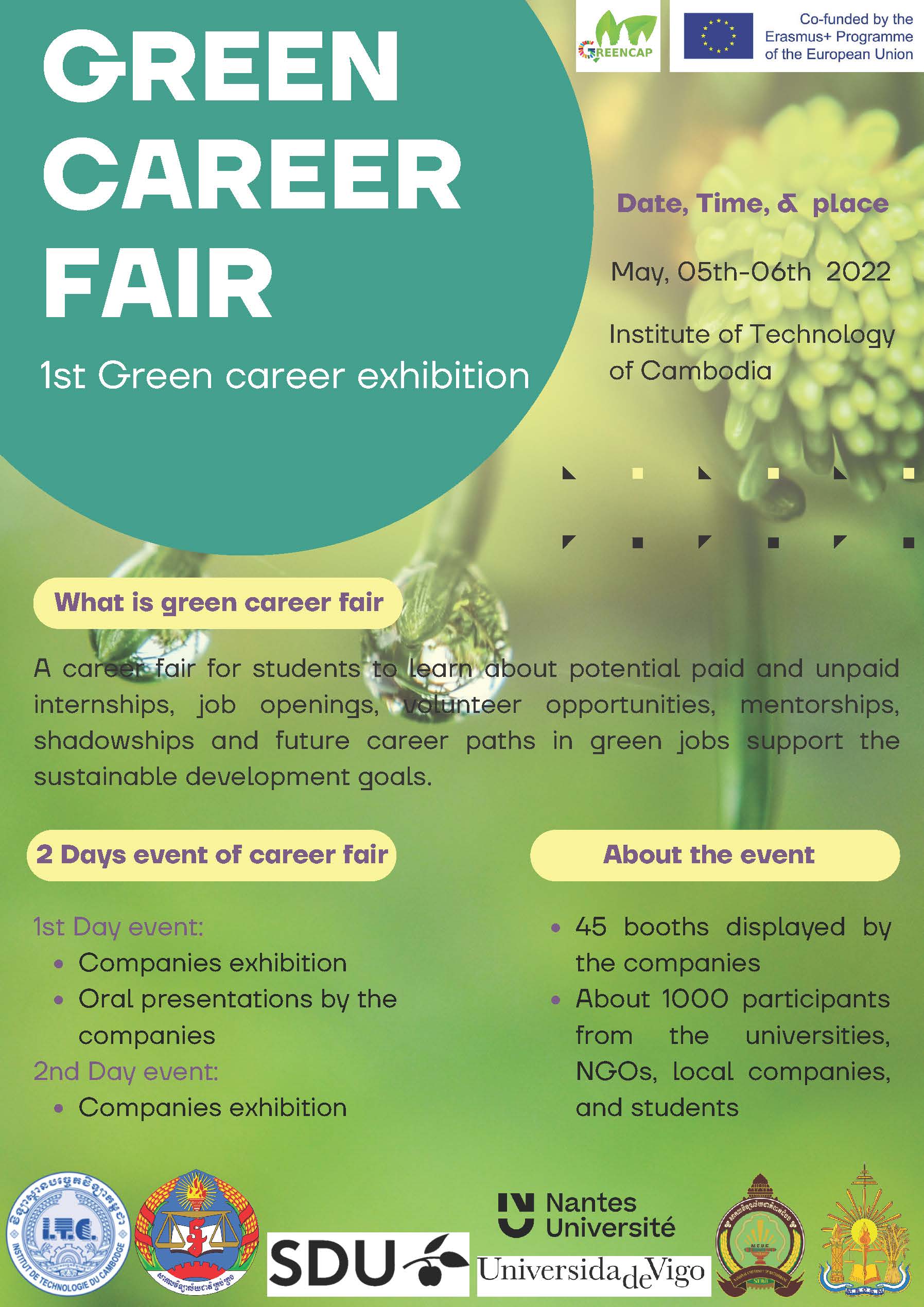 1st Green Career fair 5th-6th May 2022 – GreenCAP Cambodia