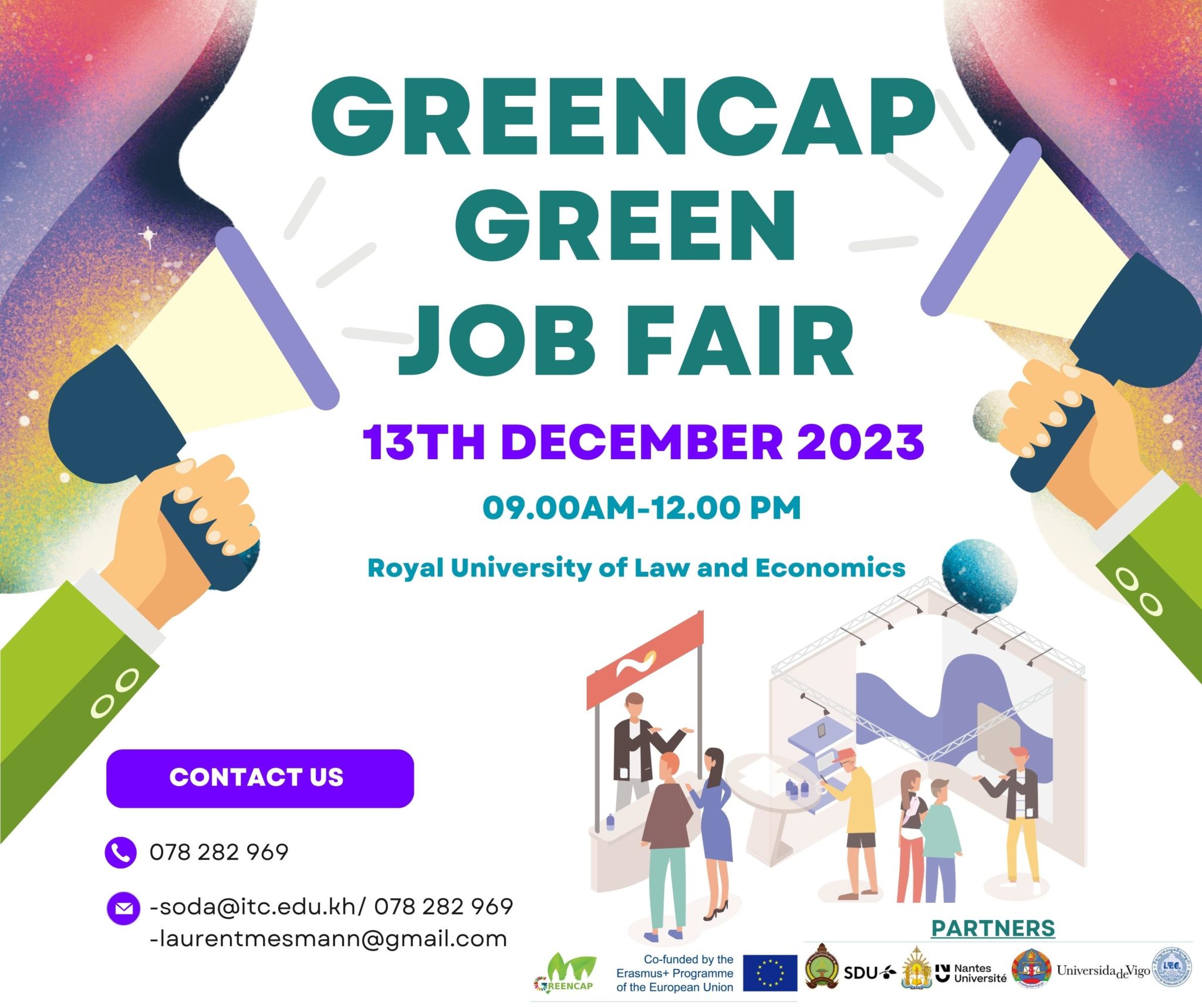 Announcement Green Job Fair 13 December 2023 – GreenCAP Cambodia